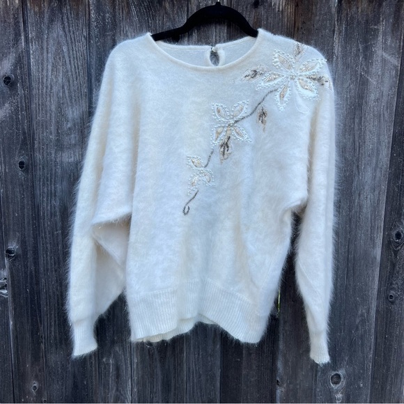 Sweaters | Fuzzy High End Vintage Sweater | Poshmark